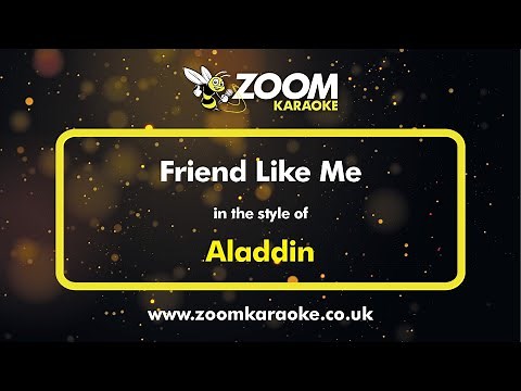 Aladdin - Friend Like Me - Karaoke Version from Zoom Karaoke