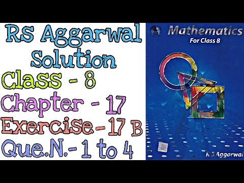 Construction of Quadrilaterals | Class 8 Exercise 17B Question 1,2,3,4 | Rs Aggarwal | ‪@mdsirmaths‬