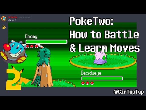 PokeTwo Guide: How to Battle other players! Learn moves, p!duel, strategy