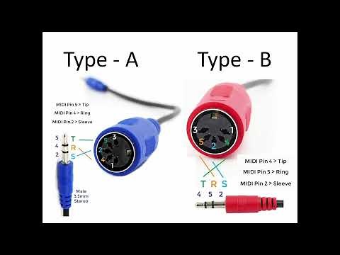 MIDI TRS Type A vs Type B explained