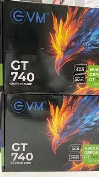 EVM NVIDIA GT740 4GB DDR3 Graphic Card PCIe 2.0 HDMI DVI VGA Best for Office Editing & Light Gaming