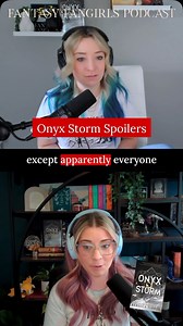 Violet and her rose-colored glasses! Listen to Fantasy Fangirls as we deep dive Onyx Storm – Episode 7 is out, where we’re covering Chapters 34-37! Available wherever you go for podcasts YouTube. Join us as we discuss lore, insights, foreshadowing, character analysis, theories, and more! Plus, lots of laughs and sisterly banter along the way. Spoilers for the whole Empyrean series. #onyxstorm #fourthwing #ironflame #rebeccayarros #fantasyfangirlspod | Fantasy Fangirls