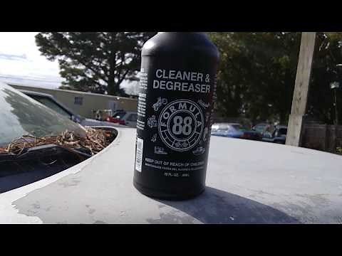 Formula 88 cleaner degreaser test review