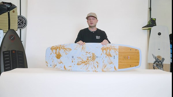 Hyperlite Prizm Womens Wakeboard Blue/Wood Grain 139cm