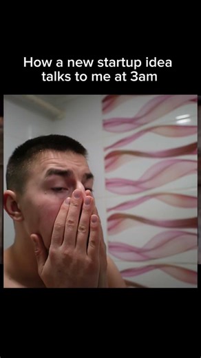 When the startup idea hits during midnight