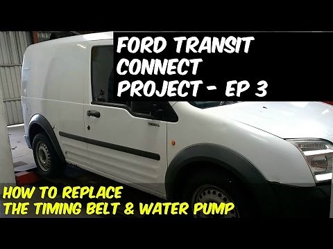 How to replace the timing belt, oil seals, water pump & alternator in a Ford Transit Connect