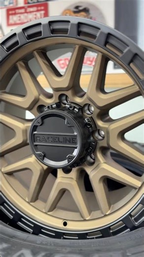 Raceline Krank bronze wheels paired with Toyo MT’s Ford Excursion #racelinewheels #toyotires #ford