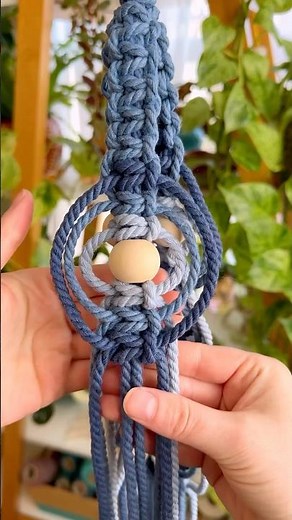 Beginner friendly macramé plant hanger