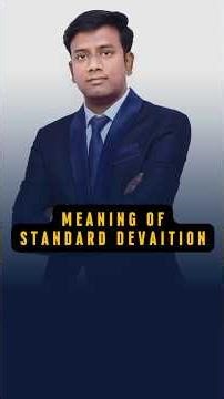 Understanding Standard Deviation | Simple Explanation | RSG Classes || Rahul sir ||