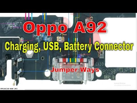 Oppo A92 Charging Problem Solution 🔌 USB Diagram & Jumper Ways