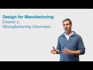 Design for Manufacturing Course 1: Manufacturing Overview - DragonInnovation.com