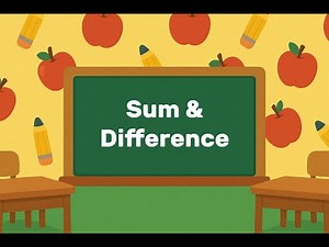 Sum and Difference Song for Kids | Learn Addition & Subtraction Fun!