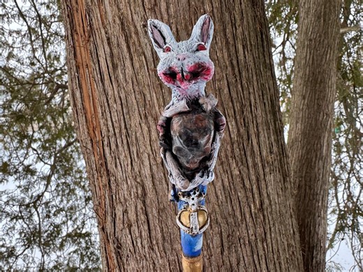 Magic Wand - Monty Python Holy Grail Rabbit Wand - Wyrd Witch Wands - Etsy