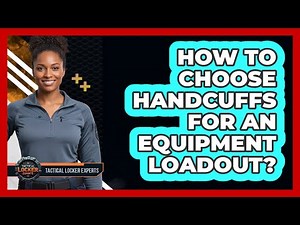 How To Choose Handcuffs For An Equipment Loadout?