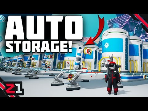 Auto Storage And Sorting System AND Automatic Train Resource Gathering! Astroneer