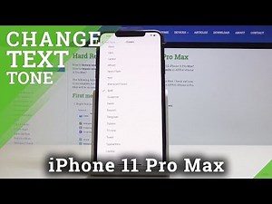 How to Change Text Tone in iPhone 11 Pro Max - All Text Tones