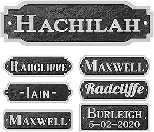 Acrylic Horse Stall Name Plate, 2.4" x 8" Personalized Stall Signs, UV Protected, Custom Pet Name Sign, All Weather Adhesive, Mounting (Silver, Style 2)