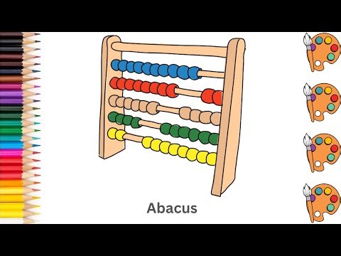 Abacus - Sketch Art and Paint | Step by step tutorial | Pencil to Palette