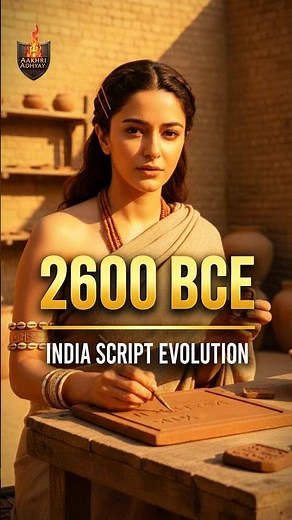 How India Invented Writing | 5000 Years of Script Evolution Explained #evolution #writinghistory