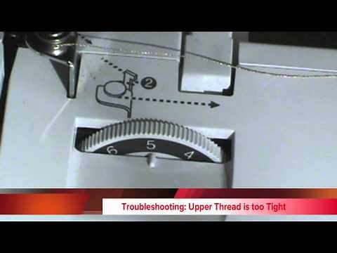How to Adjust the Thread Tension the Brother SE400 Sewing Machine