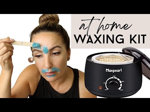 DIY at home WAX KIT by MaxPearl // ONLY $25! Quick and easy hair removal anywhere on your body!