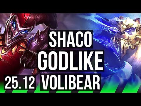SHACO vs VOLIBEAR (JGL) | Godlike | EUW Master | 25.12