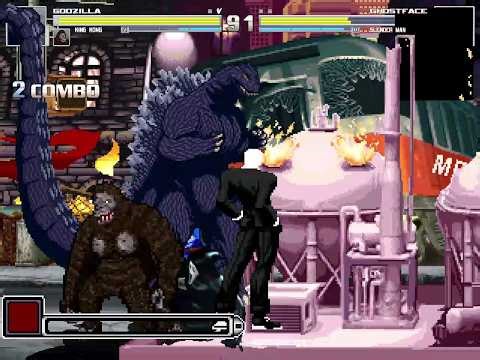 Godzilla & King Kong vs Ghostface & Slenderman