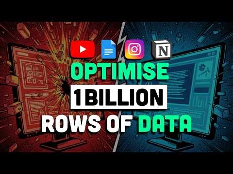 How to optimise a BILLION rows of data in the frontend without crashing