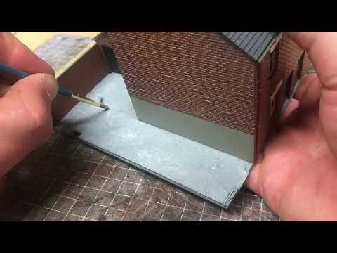 Building A OO Gauge Model Railway: Domestic Yard Scene Scratch Build