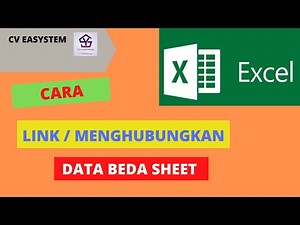 CARA MELINGKAN DATA BEDA SHEET DI MS EXCEL