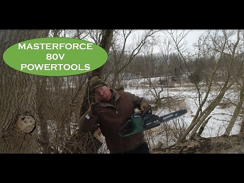 Masterforce 80V Chainsaw & Pole Saw Review | Quiet, Powerful, and Easy to Use!
