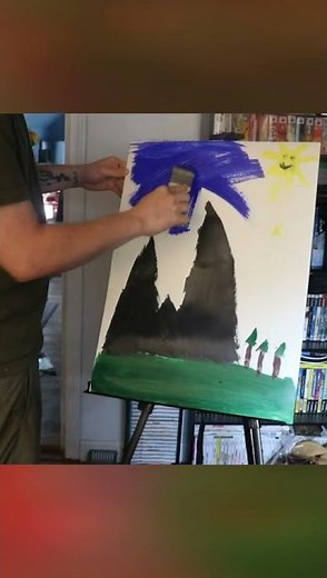 I'm going to follow 100 Bob Ross Tutorials