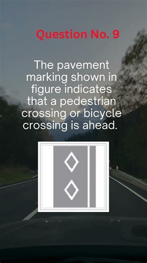Japan Driving Test Question No. 9