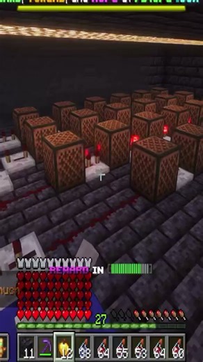 I made note block rat dance (song) in Minecraft lifesteal