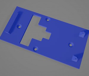 Adaptateur arrière de la sonnette vidéo Ring gen2 pour le chargeur solaire Ring gen3 - Ring Video doorbell gen2 backside adapter for Ring solar charger gen3