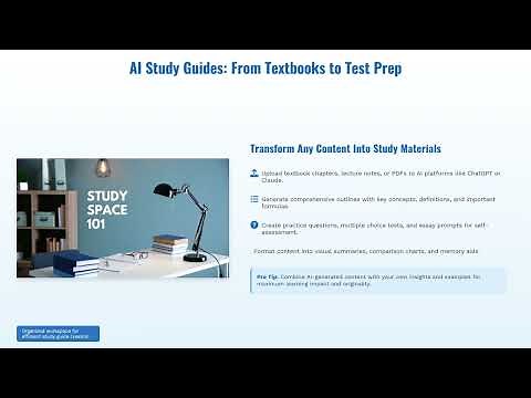 Ai Educational Tools: How to Create Study Guides & Flashcards with AI (Step-by-Step Tutorial)