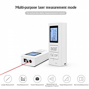 [Hot Item] Rechargeable Laser Measure Distance Meter with Pythagorean Mode for Distance Area and Volume