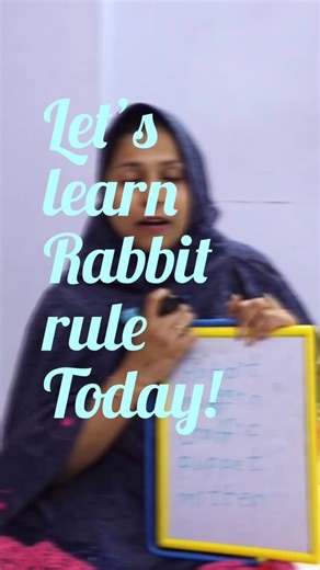Tasneem Shabbir | Phonics Teacher & Jolly Grammar on Instagram: "🐰 Rabbit Rule made easy! When a short vowel comes before, the consonant jumps twice just like a rabbit 🐇 Words like rabbit, happy, letter follow this simple phonics rule that helps children read and spell with confidence 📖✨ 👉 Practice worksheet coming next don’t miss it! 💾 Save this reel for revision [phonics, phonics for kids, phonics rules, phonics sounds, phonics for kids, phonics teacher, phonics rabbit rule, phonics cours