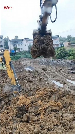 The process of moving soil from one place to another.