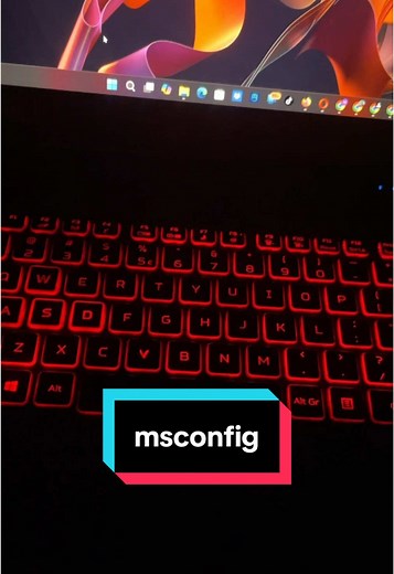 Accélérer ton PC avec Msconfig