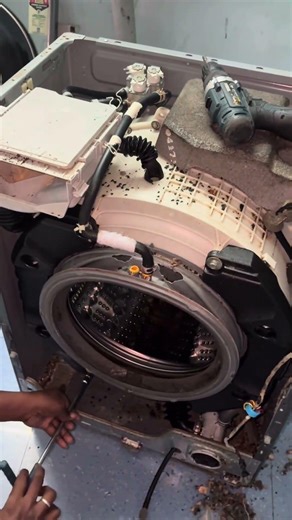 Ig front load washing machine full wiring kit change