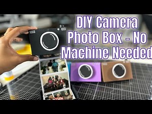 DIY Camera Photo Box – No Cutting Machine Needed! Handmade Keepsake Tutorial