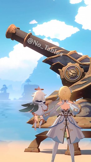 No_Tables | I keep forgetting to post this on my IG, this an old-ish animation Paimon gets her wish #genshinimpact #genshin #原神 #hoyoverse #paimon... | Instagram