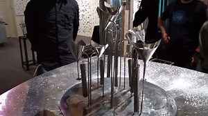 A very clever sound installation by François and Bernard Baschet! More about Rare and Strange Instruments on instagram www.instagram.com/rareandstrangeinstruments | Rare And Strange Instruments