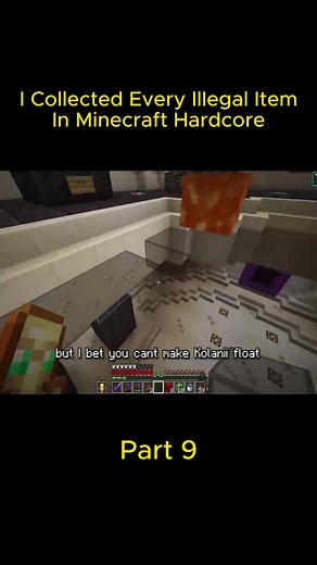 I Collected Every Illegal Item Part 9 #Kolanii #minecraft #gaming #fyp #foryou