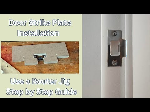 Simple Router Jig Makes FLAWLESS Door Strike Plates!