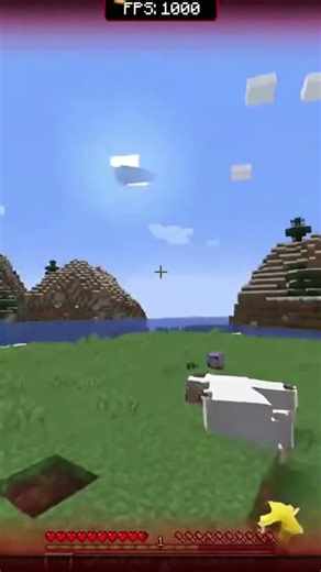 POV: Activating 1000 FPS Rage Mode in Minecraft!😱🏃💨 #Minecraft #FPS #Gaming