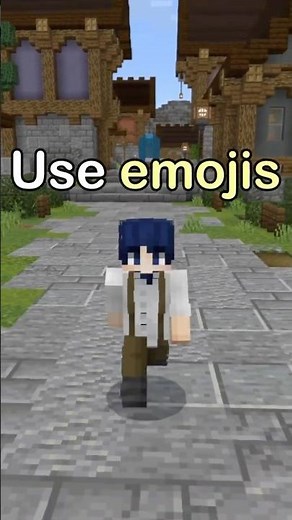 How to Use Emojis in Minecraft Bedrock Edition #minecraft #minecraftbedrock #tutorial #creative