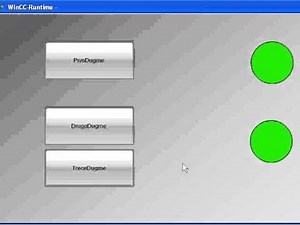 WinCC 7.2 - Change color of the object by clicking the button