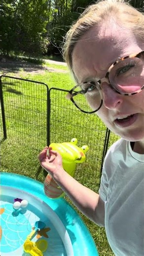 Perfect for Little Splashers | Intex Gator Pool Review #amazonfinds